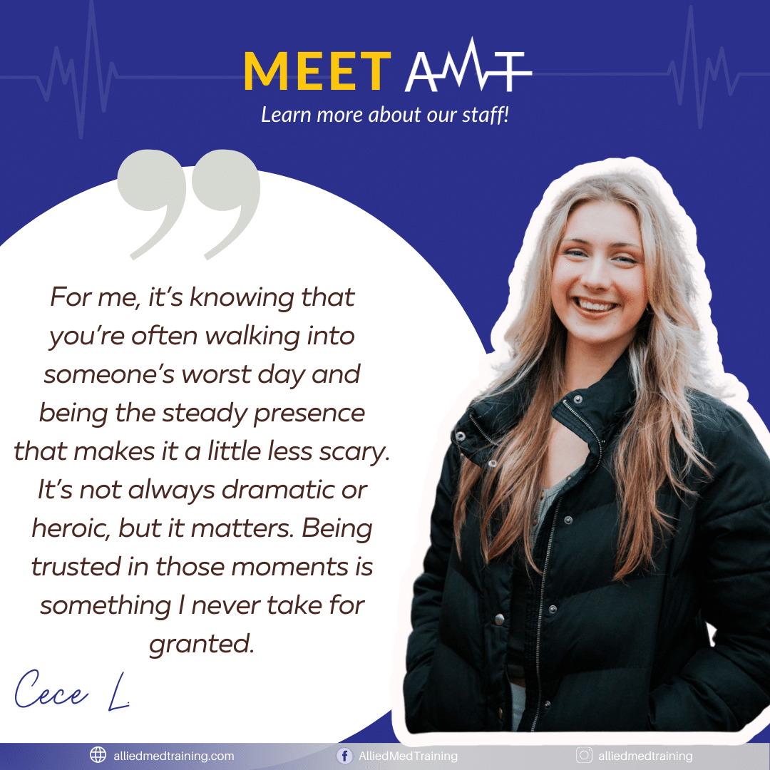 Meet AMT: Cece L. - Allied Medical Training