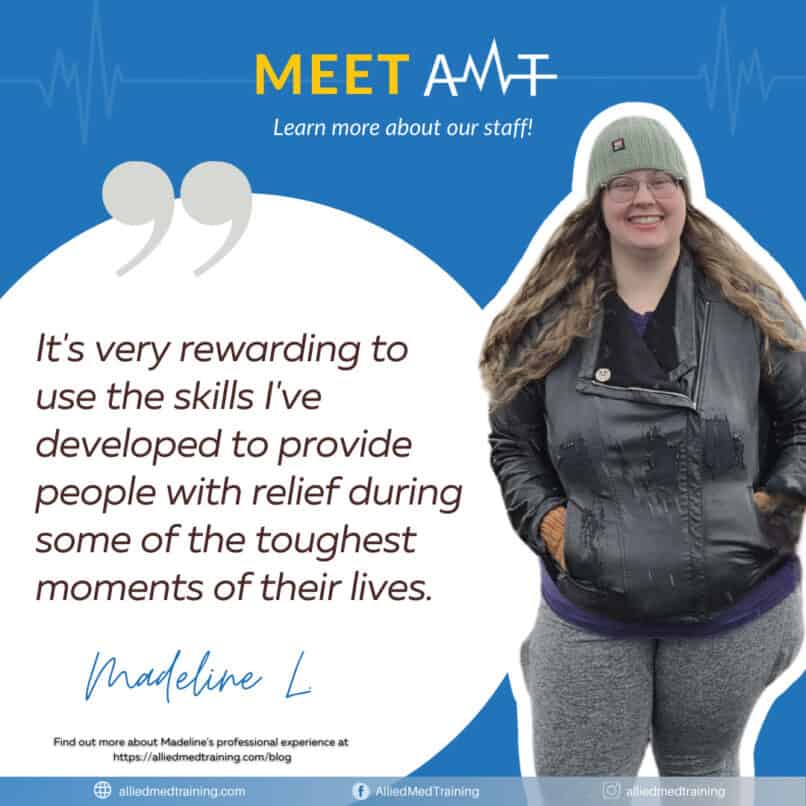 Meet AMT: Madeline L. - Allied Medical Training